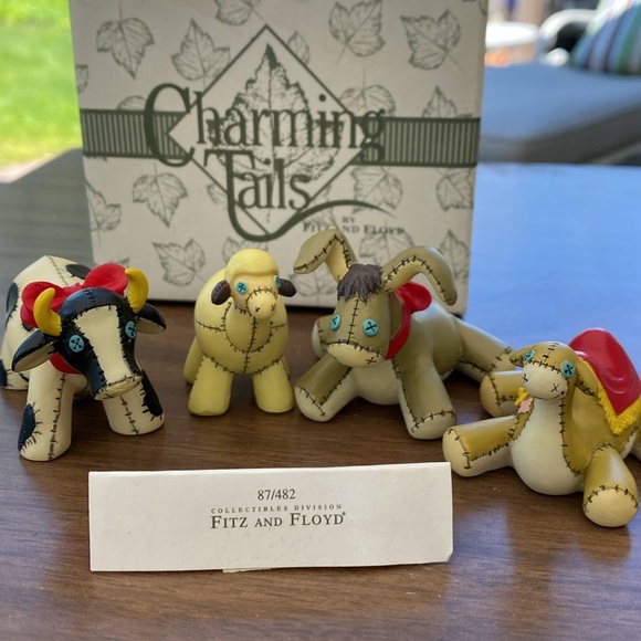 Fitz and Floyd | Holiday | Vintage Fitz And Floyd Charming Tails Manger ...